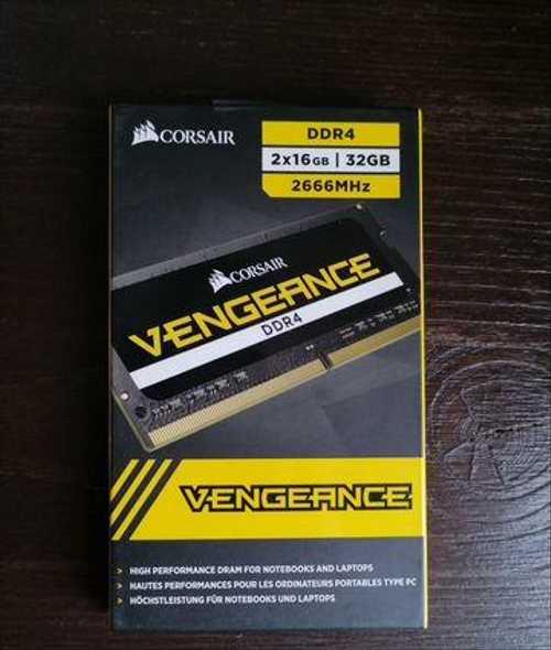 Оперативная память corsair vengeance 32 гб so-dimm