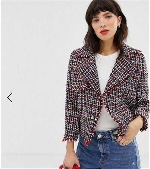 Жакет из разноцветного букле River Island
