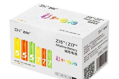 Батарейки AAA - Xiaomi ZMI Rainbow Color(12+12)