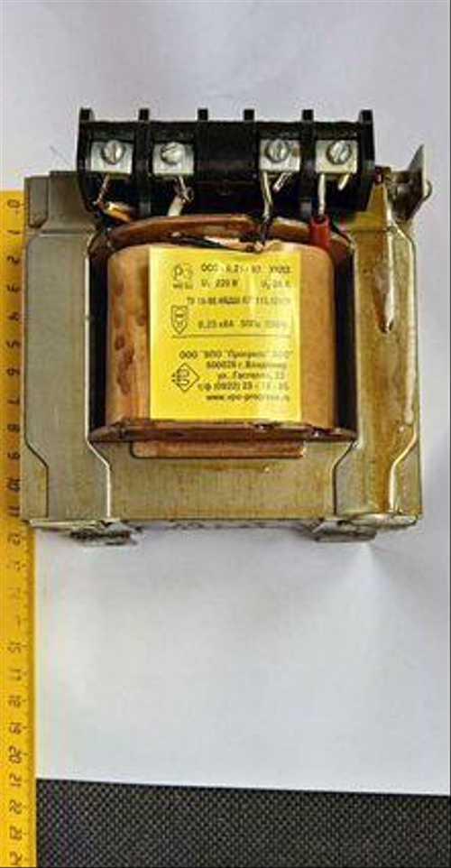 Понижающий трансформатор 220/36