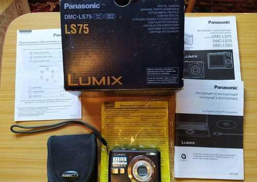 Цифровой Фотоаппарат Panasonic Lumix LS-75 7.2 Мп