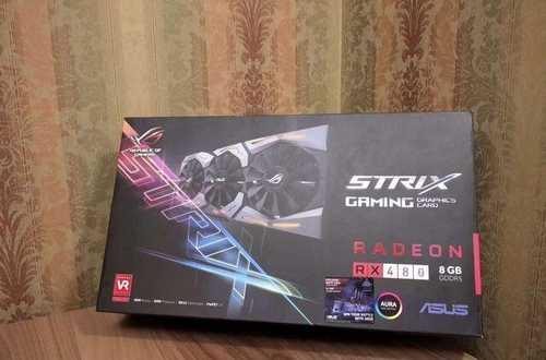 Видеокарта asus strix rx480 8gb