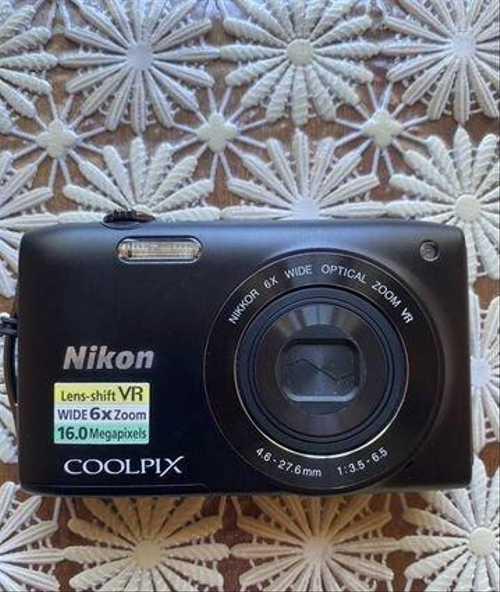Цифровой фотоаппарат nikon coolpix s3300