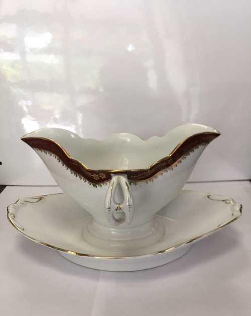 Кузнецовский фарфор. Соусник. 1890-1910 г.г