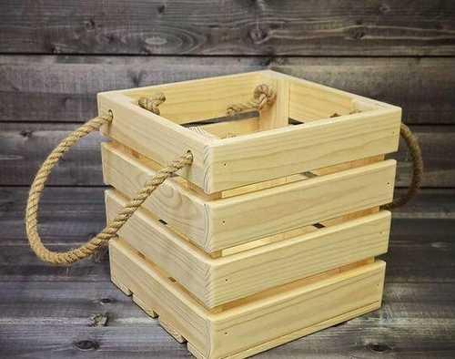 Ящик деревянный для подарка,декора или хранения