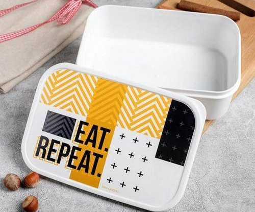 Ланч бокс "EAT.repeat",1,2 л