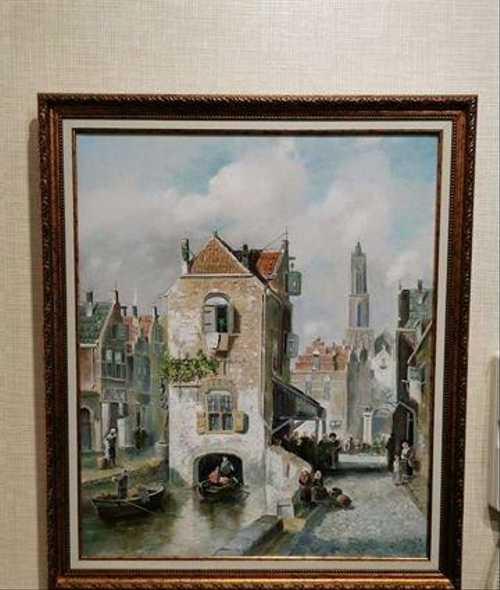 Картина маслом на холсте Голландский пейзаж