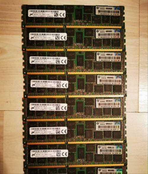 Оперативная память ddr3 ecc reg Micron/HP