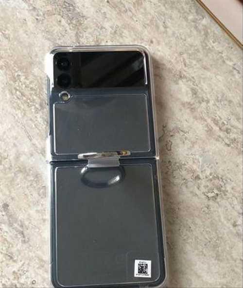 Чехол Samsung Flip3 Clear Cover with Ring Оригинал