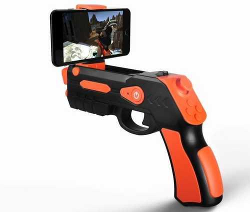 Пистолет бластер с джойстиком Ar-blaster gun game