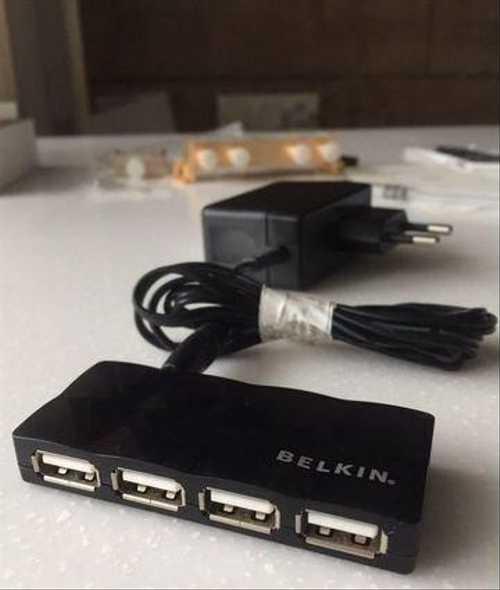 Belkin Hi-Speed USB 2.0 4-Port Mobile Hub