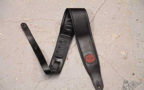 Fender Black Leather Guitar Strap (FS1) Canada