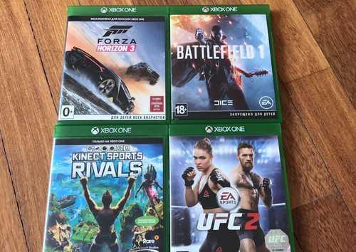 Игры для Xbox One Battlefield 1, UFC 2, Forza Hori