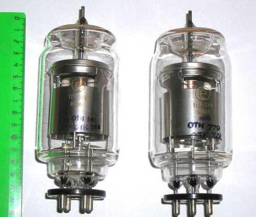 Радиолампы Тг1-2/8 тиратрон 1981 год