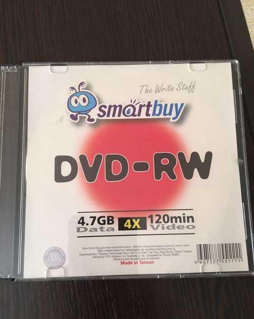 Болванка dvd-rw новая