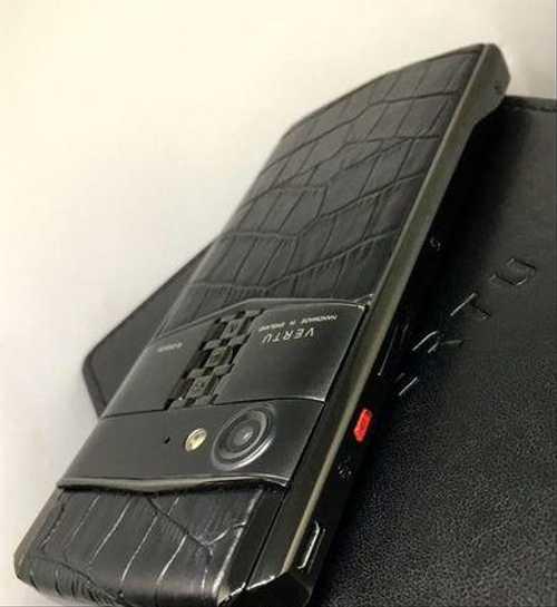 Vertu Aster P Black Alligator новинка Верту