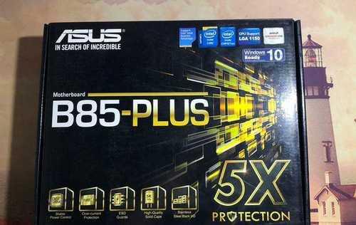 Комплект asus B85-plus + Pentium g3260 + 4Gb DDR3