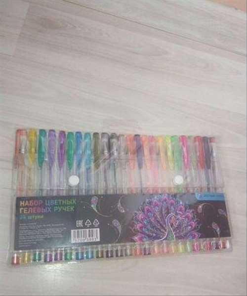 Цветные гелевые ручки