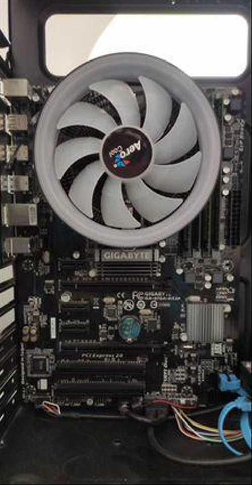 Комплект мат. gigabyte, AMD FX 8320, озу 12гб