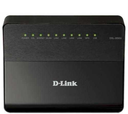 Маршрутизатор D-Link DSL-2650U