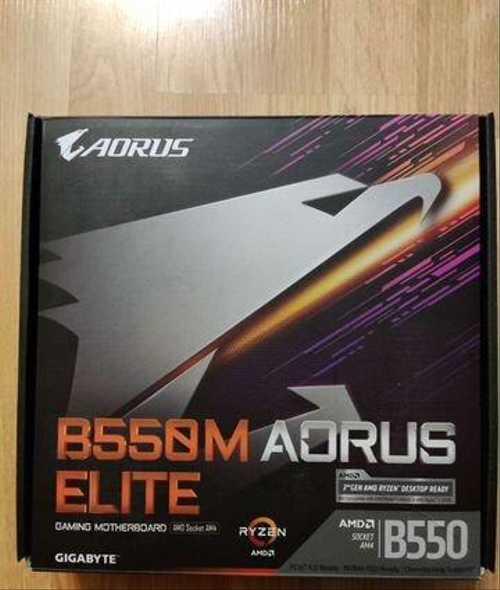 Материнская плата B550M Aorus Elite