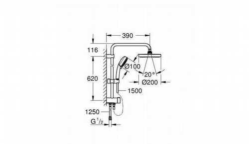 Готовый набор для ванны grohe