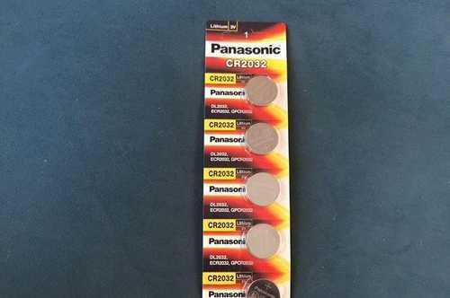 Батарейки Panasonic CR2032
