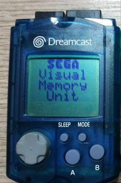 Sega Dreamcast Visual Memory Unit US Blue