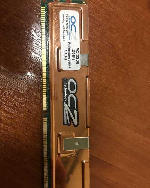 Оперативная память OCZ DDR 1gb планка с радиатором