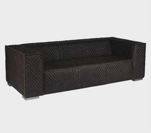 Дизайнерский Трехместный кожаный диван лофт