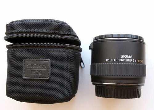 Sigma APO Tele Converter 2X EX DG байонет Canon EF