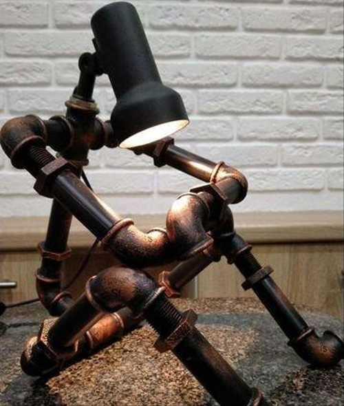 Светильник-лампа в стиле лофт