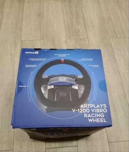 Игровой руль artplays v1200 vibro racing wheel