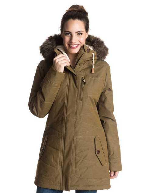 Парка Roxy Tara Military Olive зима