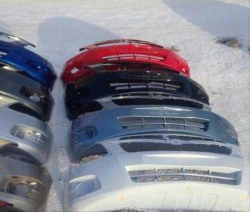 Бампер передний Chevrolet Cobalt серебристый