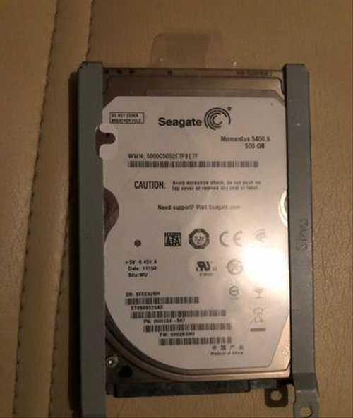 Жесткий диск seagate momentus 5400.6 на 500гб