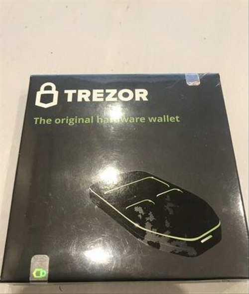 Аппаратный криптокошелек trezor Black NEW