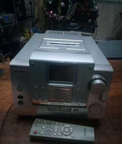 Усилитель, тюнер, CD, кассеты. Samsung mm-zb8