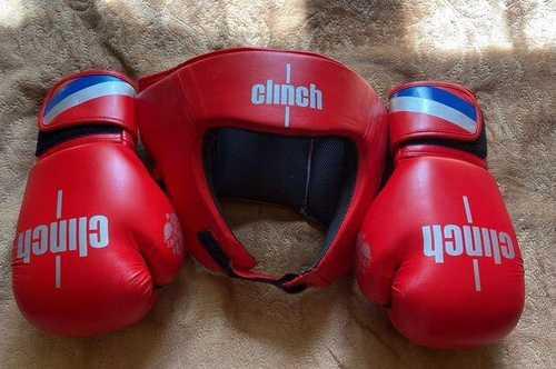 Боксерские перчатки и шлем clinch | Festima.Ru - Мониторинг объявлений
