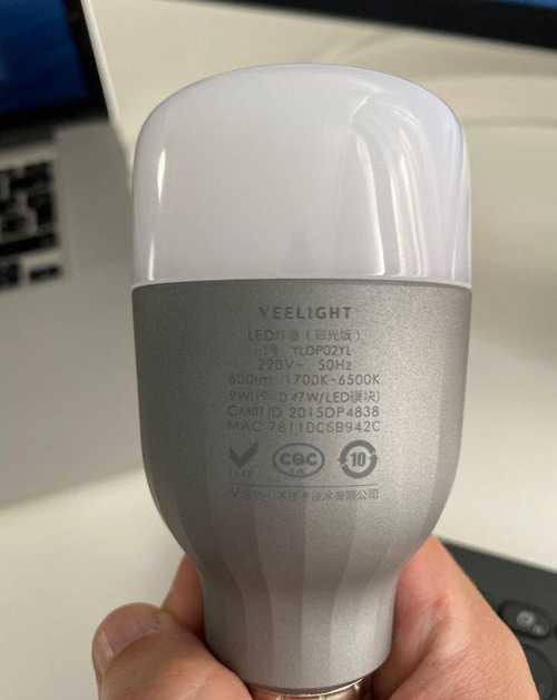 Умная лампочка Xiaomi Yeelight LED (yldp02YL)