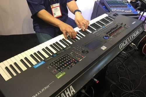 Yamaha Montage8 синтезатор ноутбук в подарок