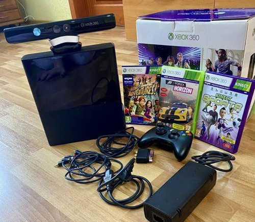 Xbox 360E, 500gb+kinect