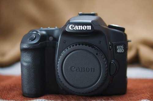 Зеркальный фотоаппарат Canon 40D Body