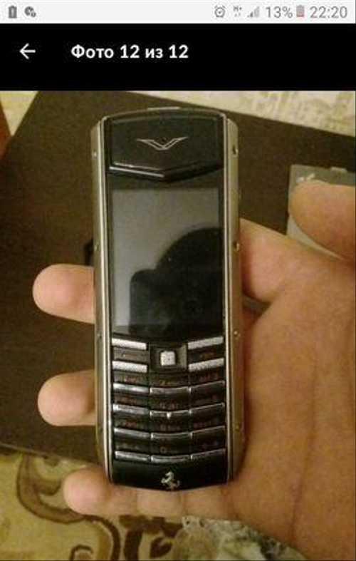 Телефон vertu ferrari original