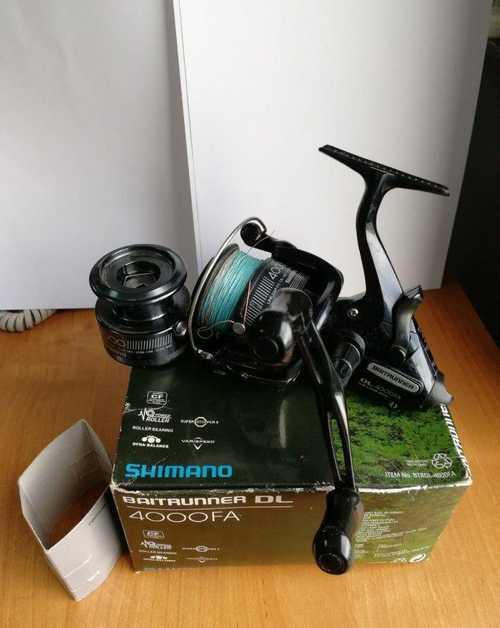 Катушка shimano baitrunner dl 4000 fa