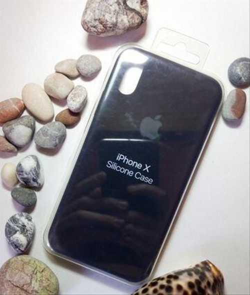 Новый Чехол на iPhone X (цвет: black )