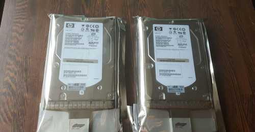 Лот 2шт жесткие диски FC 600gb HP 495276-003