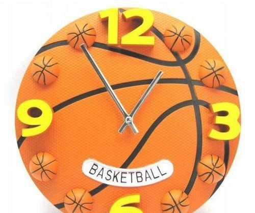 Часы настенные баскетбол новые