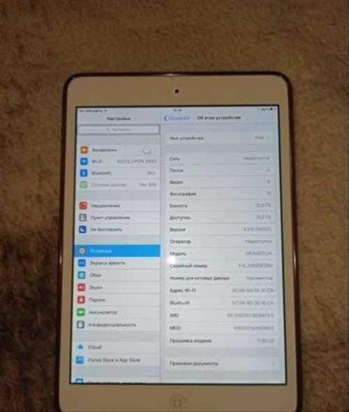 iPad mini 2 wifi+sim 16g
