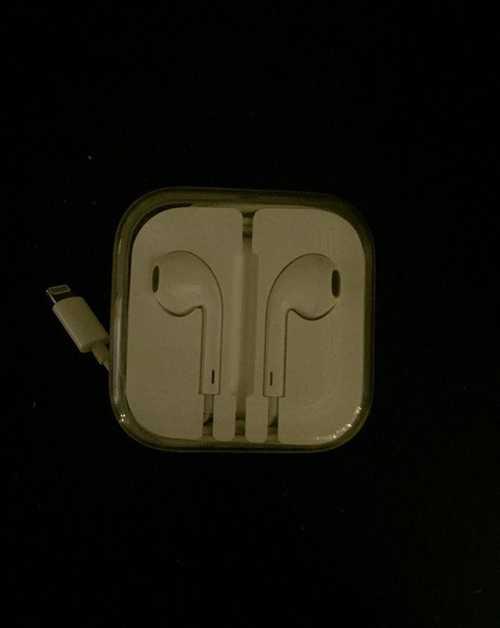 Наушники earpods проводные lighting